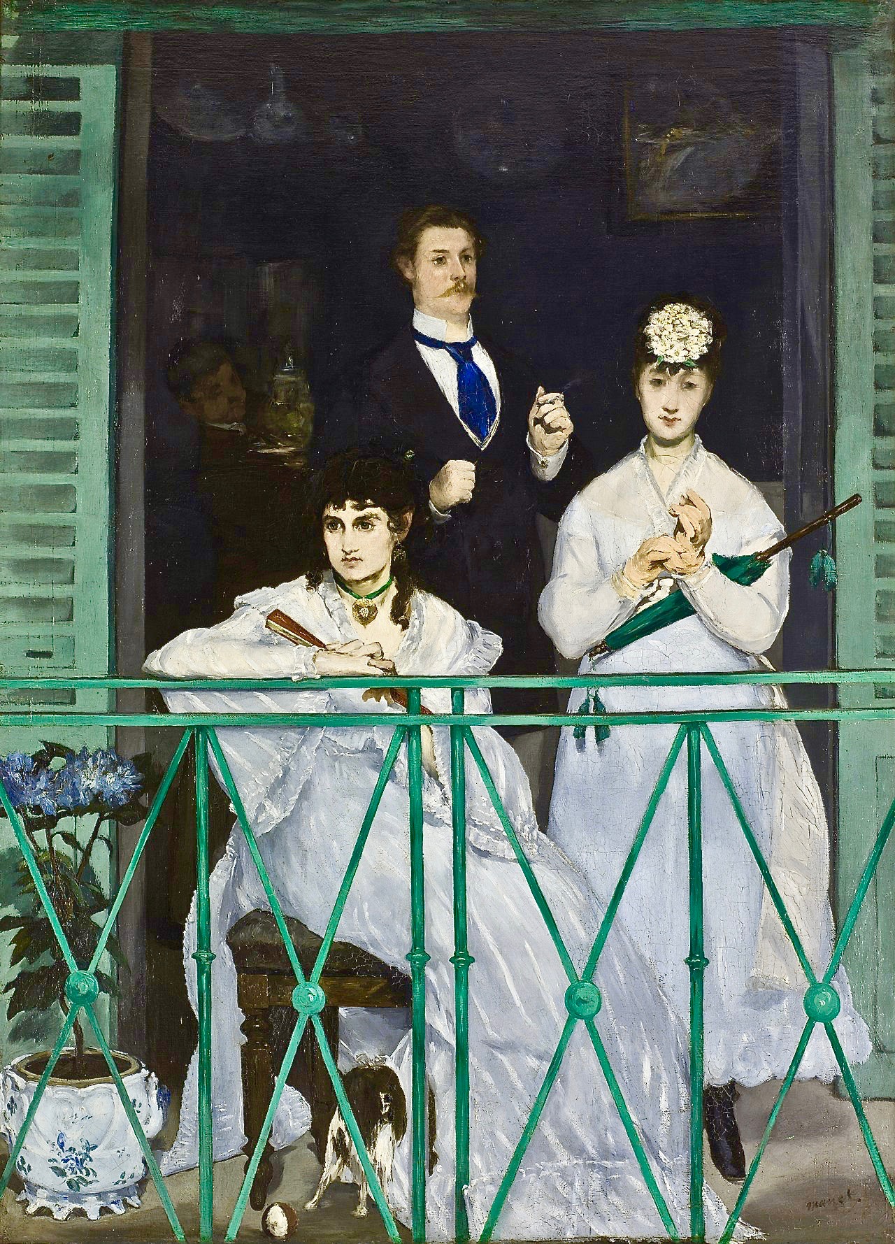 Le tableau – Le balcon -1869 – Manet 2 – Lumières des étoiles