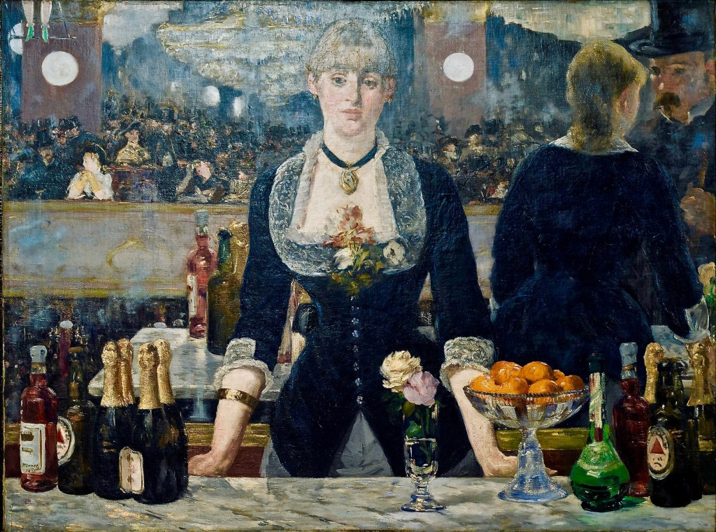 Le Tableau -Manet 3 Un bar aux Folies Bergères -1881-82 – Lumières des étoiles