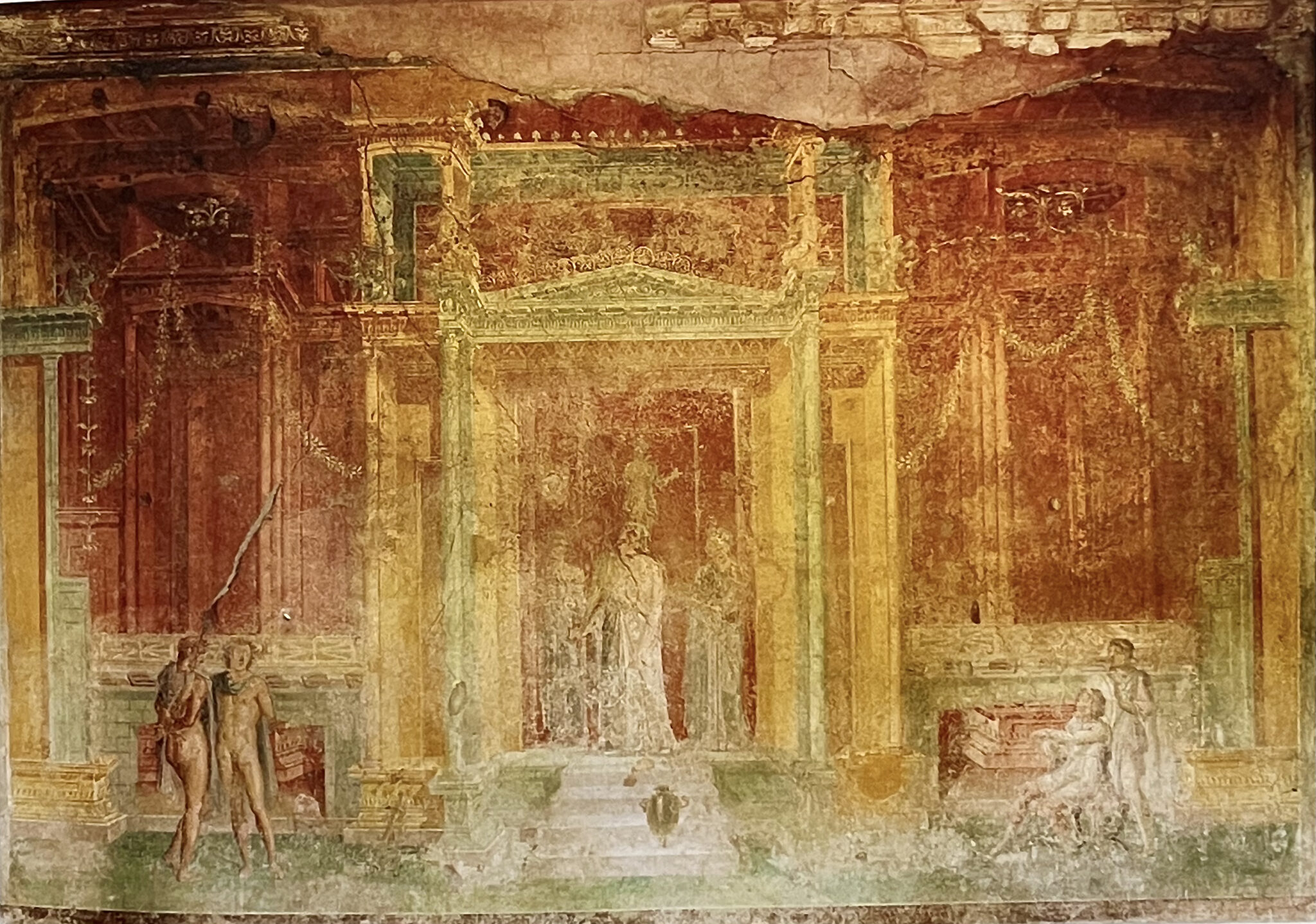 Oreste et Pylade en Tauride – 4ème style – maison de Pinarius Cerialis ...