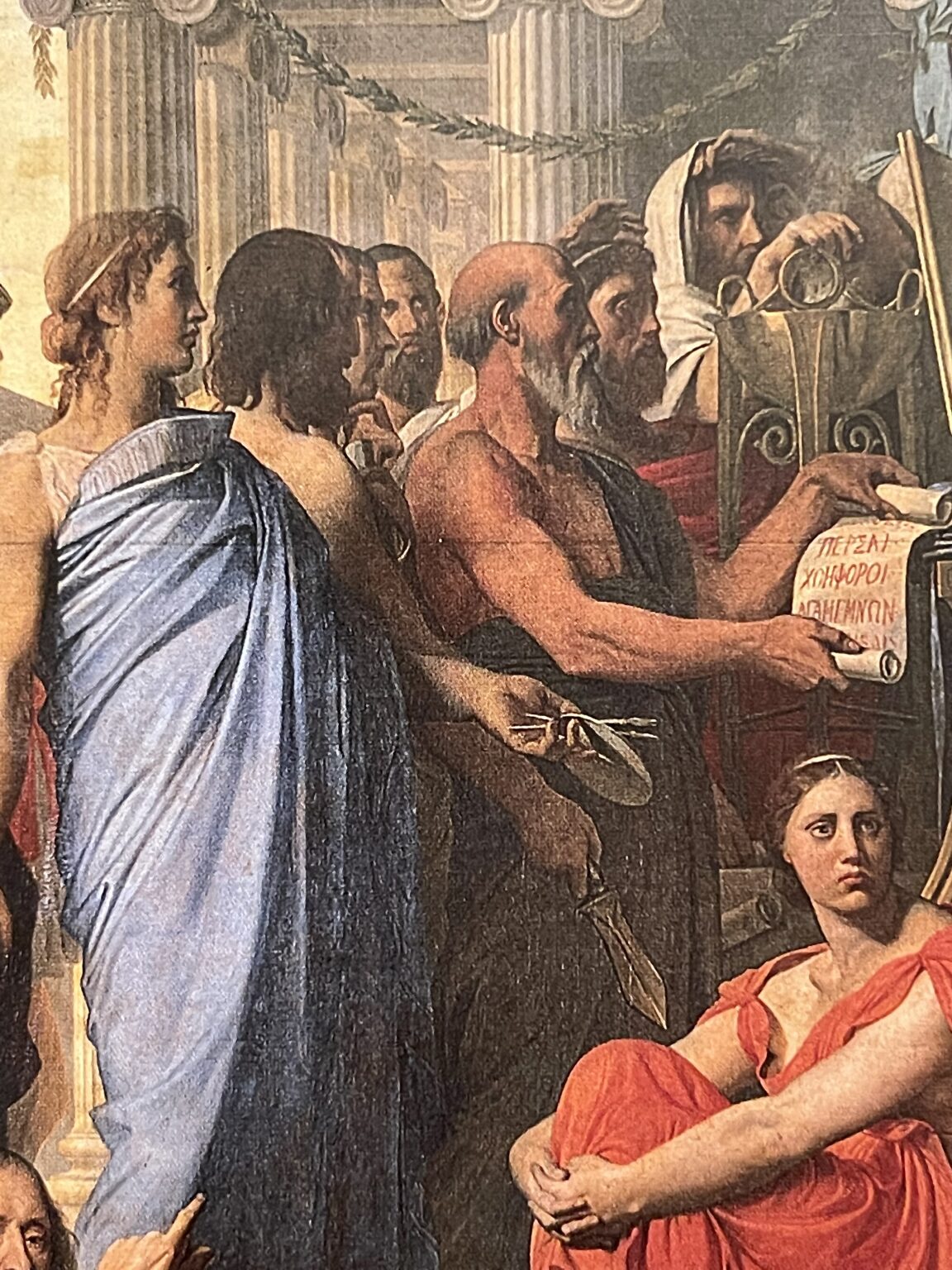 Eschyle, Euripide et Apelle – Ingres – Lumières des étoiles