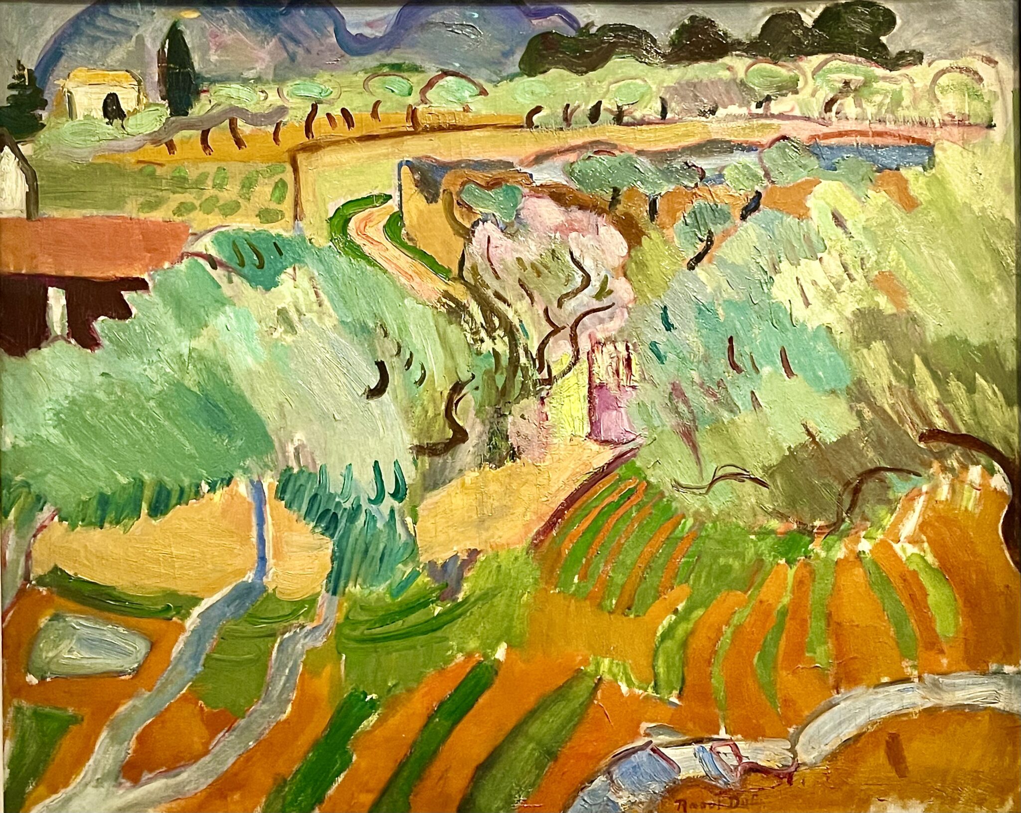 Paysage de Provence – R.Dufy 1905 – Lumières des étoiles