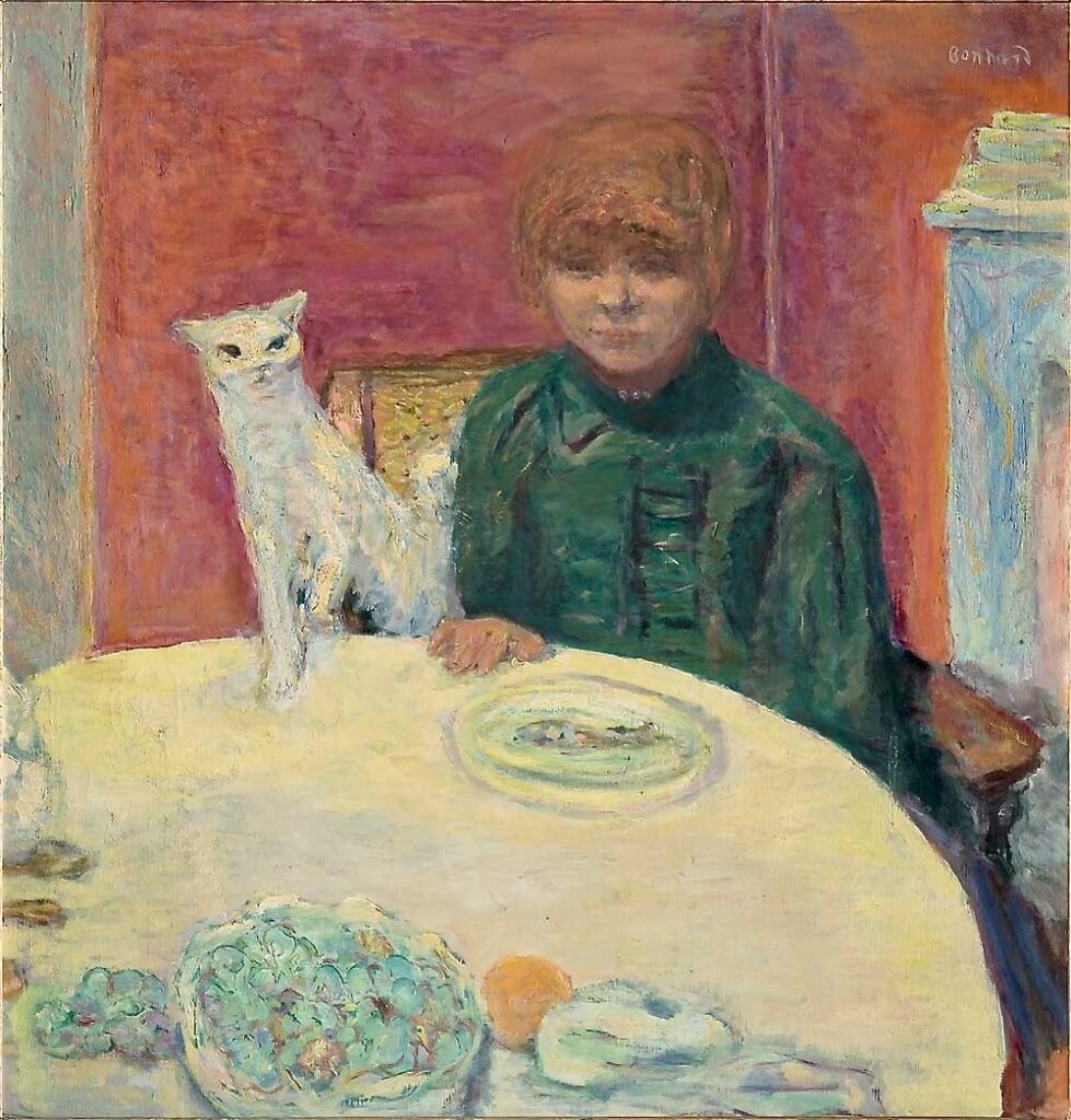 La femme au chat -1912 Bonnard – Lumières des étoiles