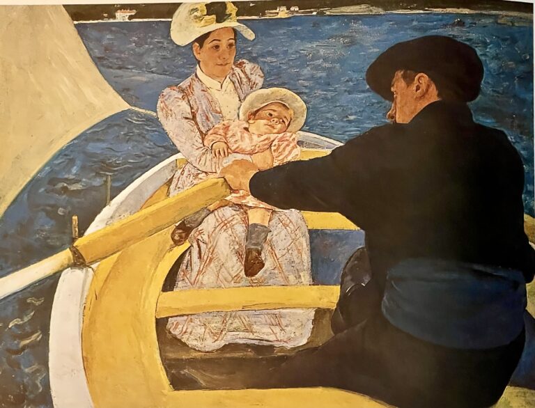 le tableau : La promenade en barque – 1894 Mary Cassatt – Lumières des ...