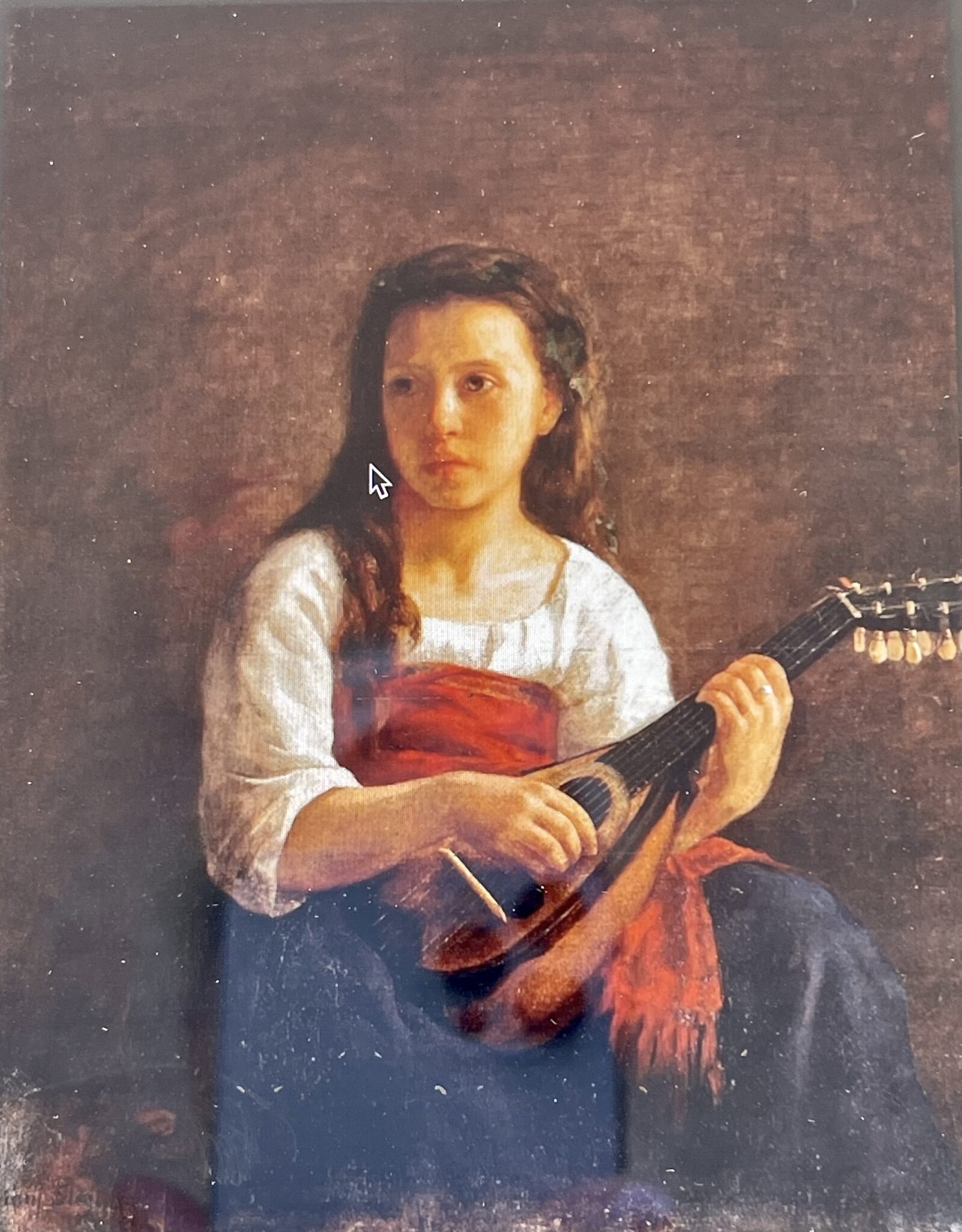 La joueuse de mandoline – 1868 Mary Cassatt – Lumières des étoiles