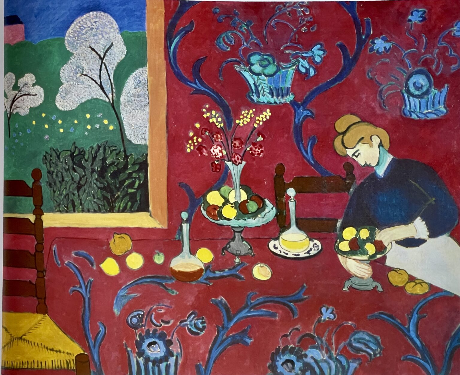 le tableau : La desserte, Harmonie rouge -1908 Henri Matisse – Lumières ...
