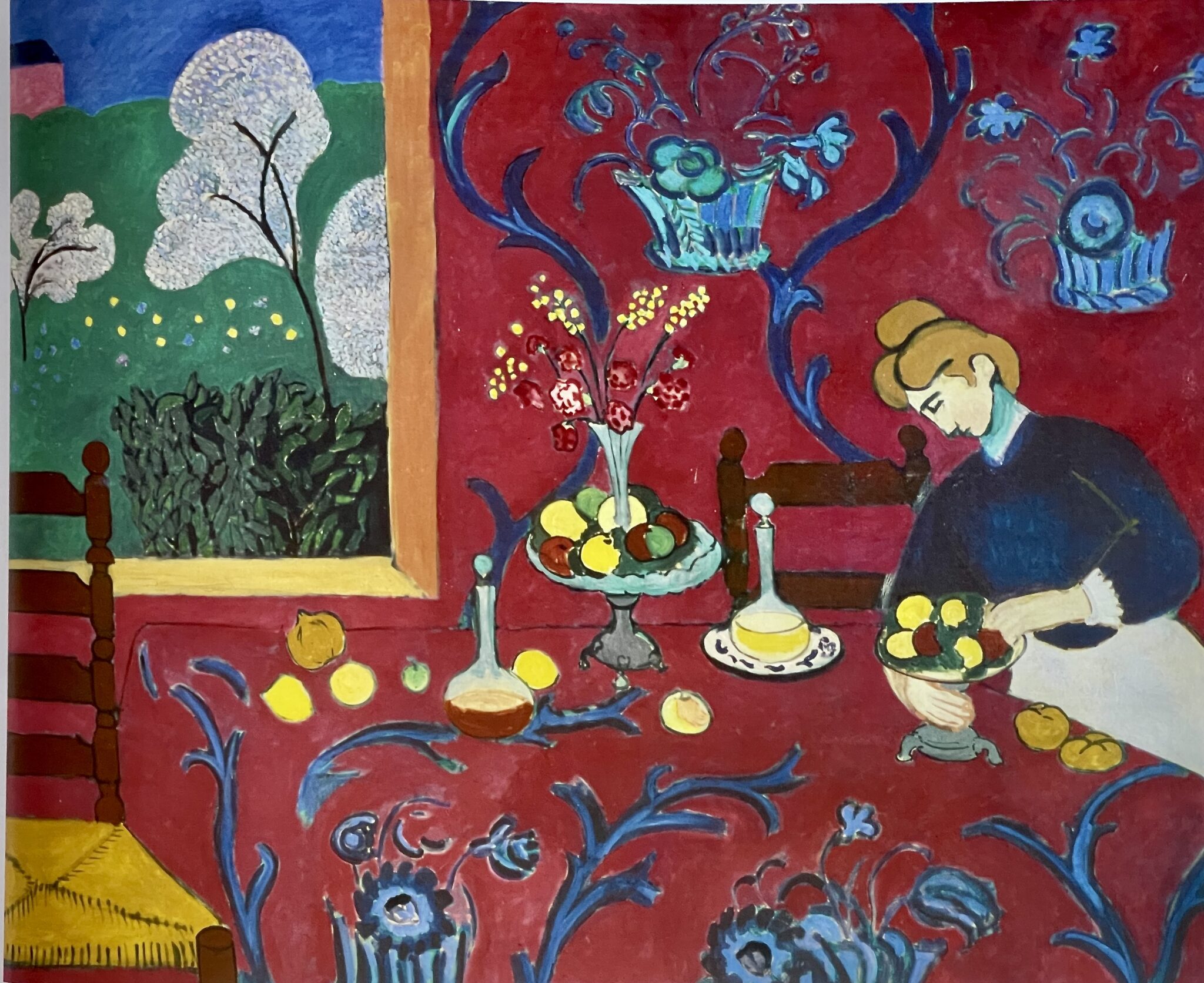 le tableau : La desserte, Harmonie rouge -1908 Henri Matisse – Lumières ...
