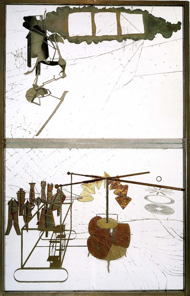 Le grand verre -Marcel Duchamp 1915-23 – Lumières des étoiles