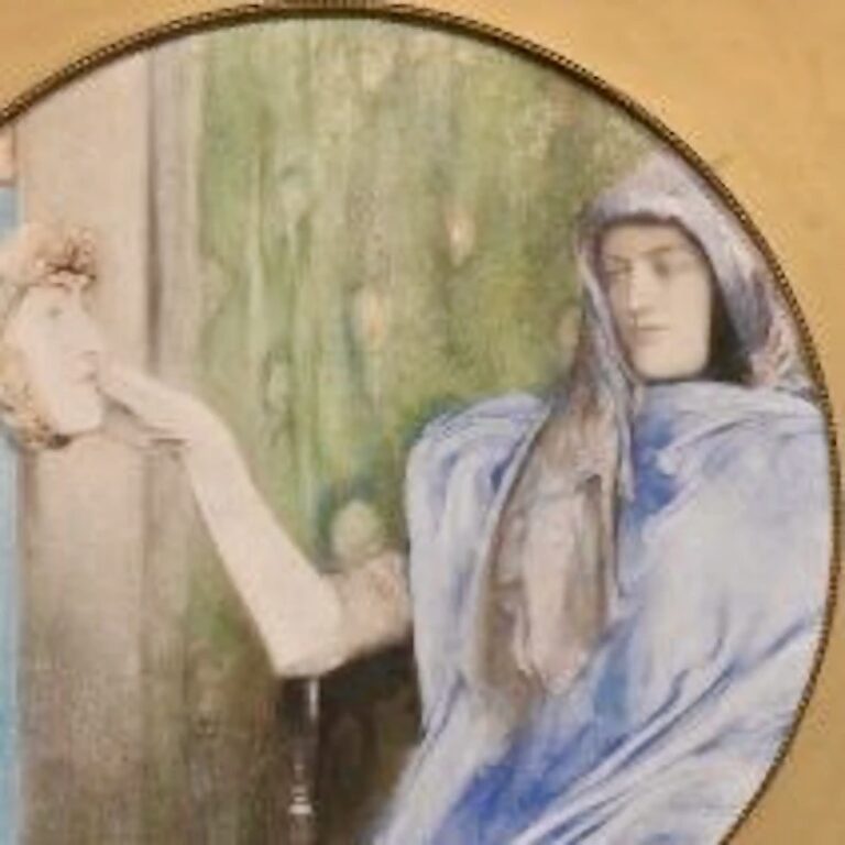 Le secret -1902 Fernand Khnopff – Lumières des étoiles