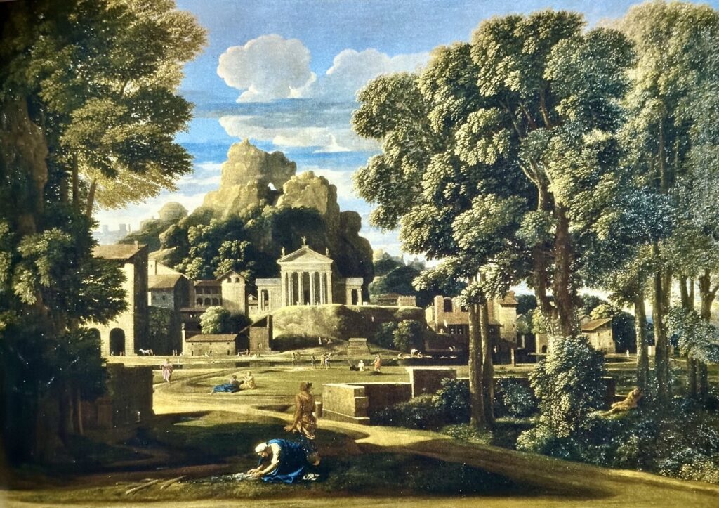 le tableau : Paysage avec les cendres de Phocion – 1648 Nicolas Poussin ...