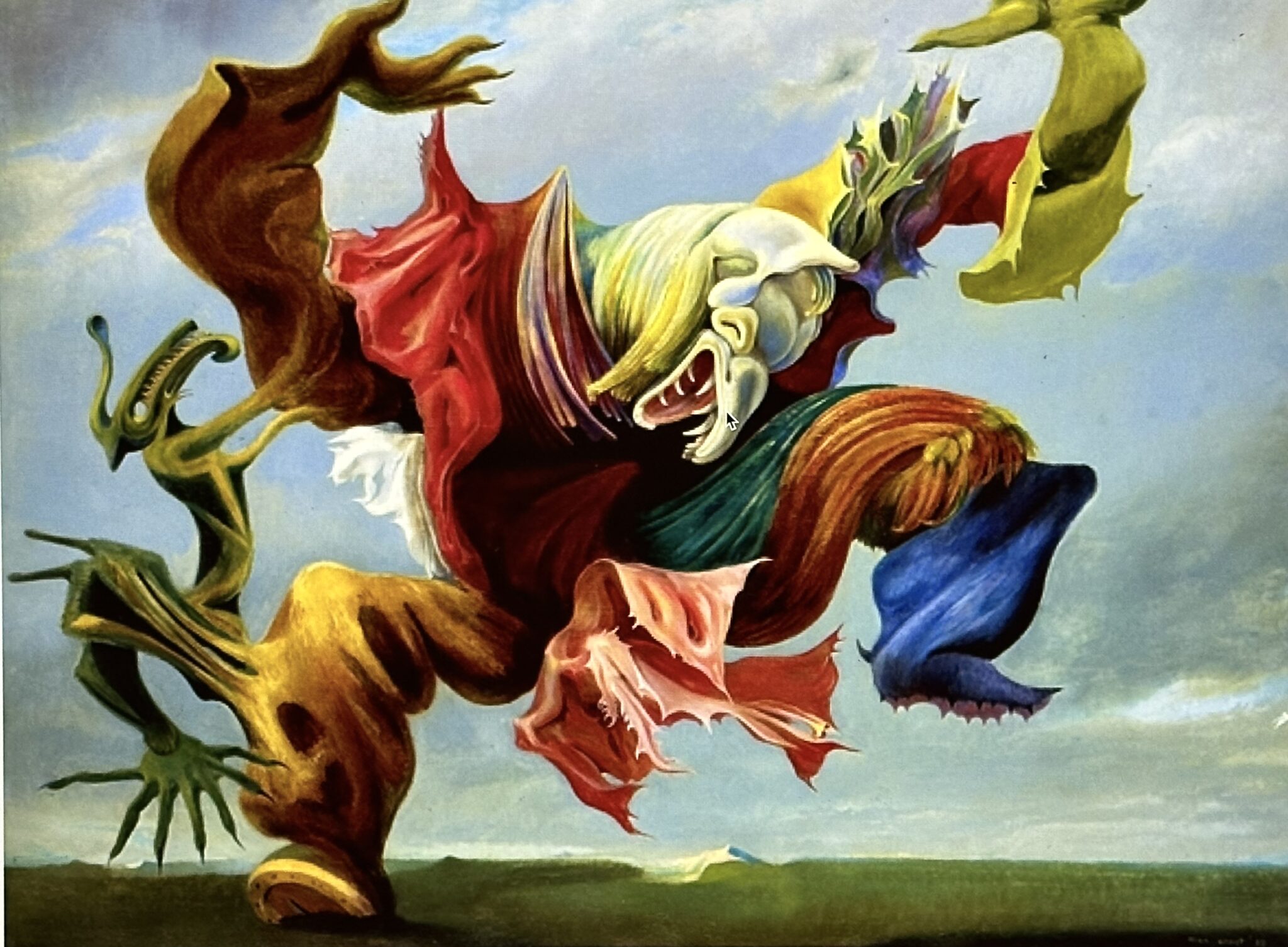 L’ange du foyer – 1937 – Max Ernst – Lumières des étoiles